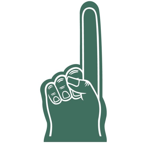 Large 18 Inch Foam Finger – Custom #1 Fan Hand for Game Days